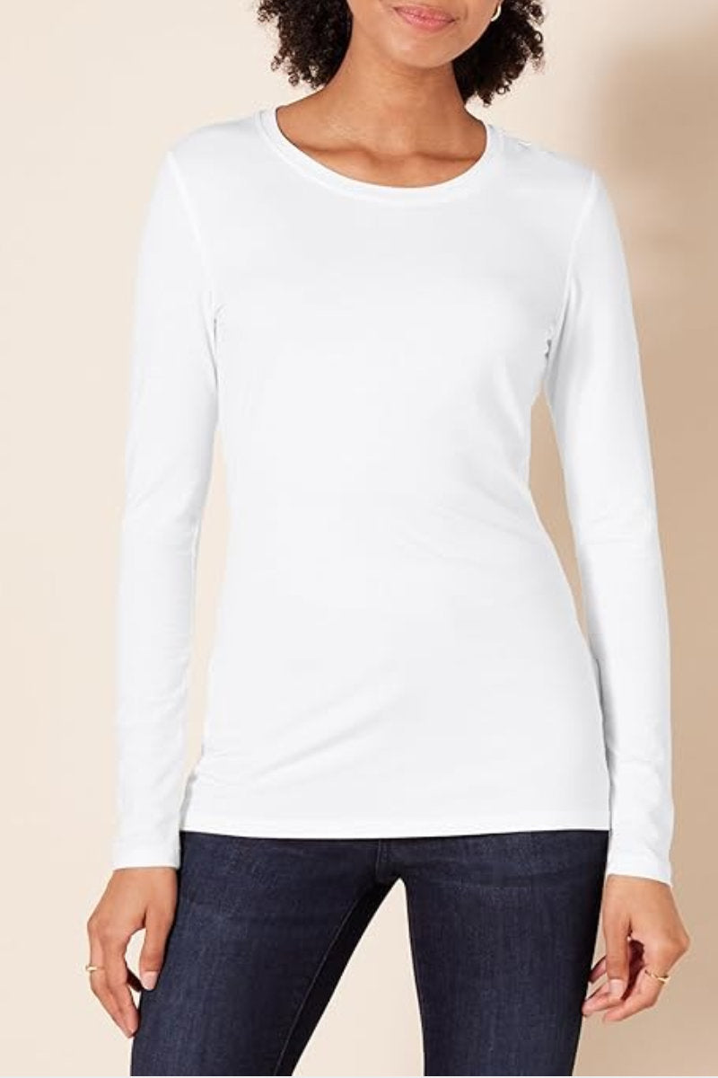 Ex Avon Ladies Basics Plain White T-Shirt – Shush